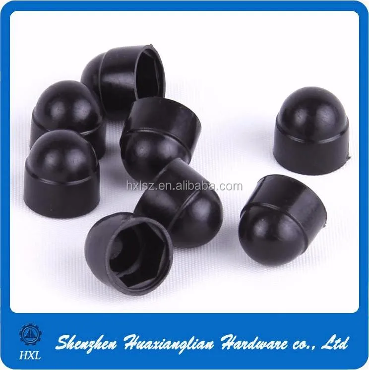 Domed Plastic Bolt Covers Black And Gray Protection Safety Nut Caps (m4 ...