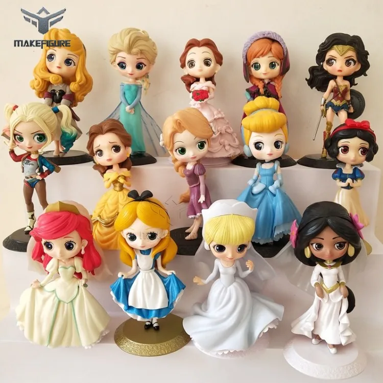 Big Eyes Princess Cartoon Pvc Figure Toy,Custom Made 3d Princess Pvc ...