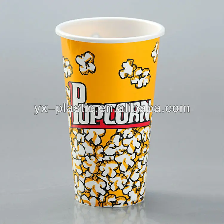 Round Popcorn Tubs - Durable, Eco-Friendly, and Customizable