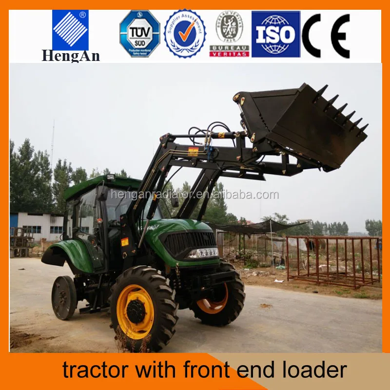 Tractor De Ruedas Con Cargador Frontal Y Retroexcavadora - Buy Tractor ...