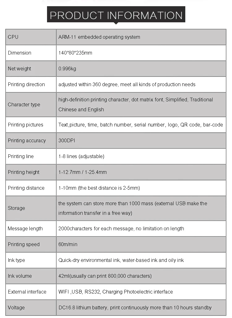 Carton Box Marking Mural Wall Printing Machine Portable Inkjet Printer ...