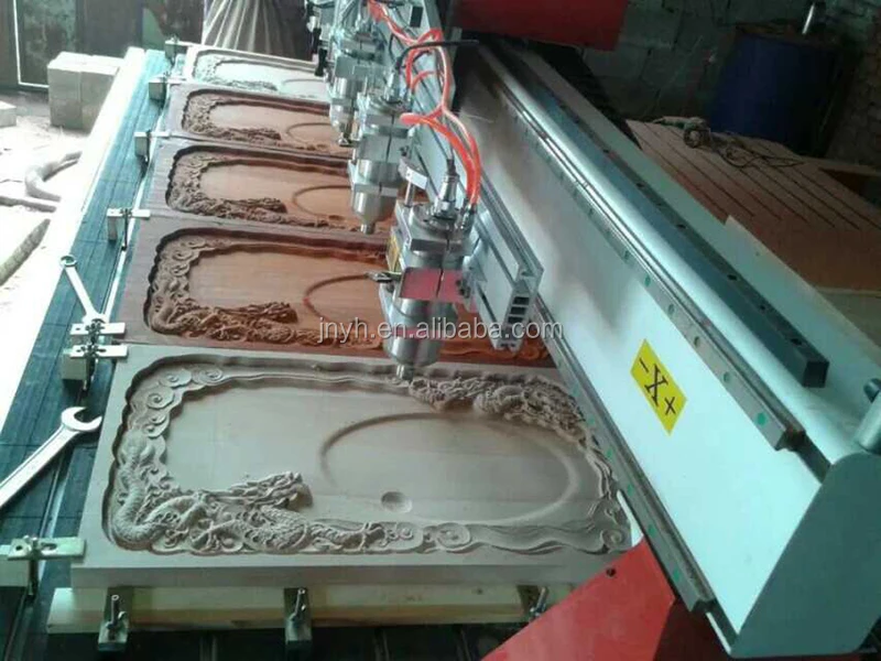 Hot Sale Multi Spindle With 6 Heads Spindles Cnc Router To Make ...
