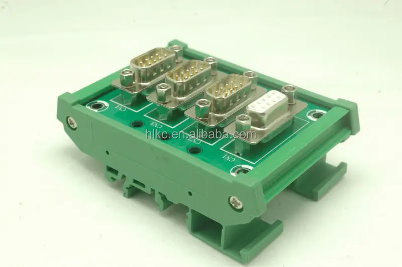 BLOCO de TERMINAIS de INTERFACE DB9 D-SUB montagem em trilho Din-Conectores-ID do produto ...