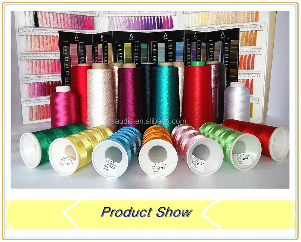 100% Polyester Embroidery Thread 108d/2,120d/2 - Buy Embroidery Thread ...