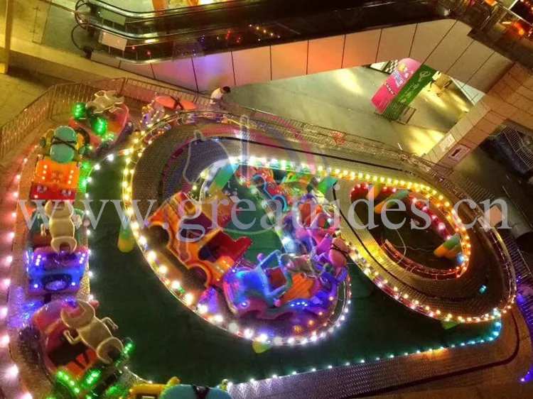 Kids Games Racing Car Amusement Park Ride - Electric Convoy Cars for Sale