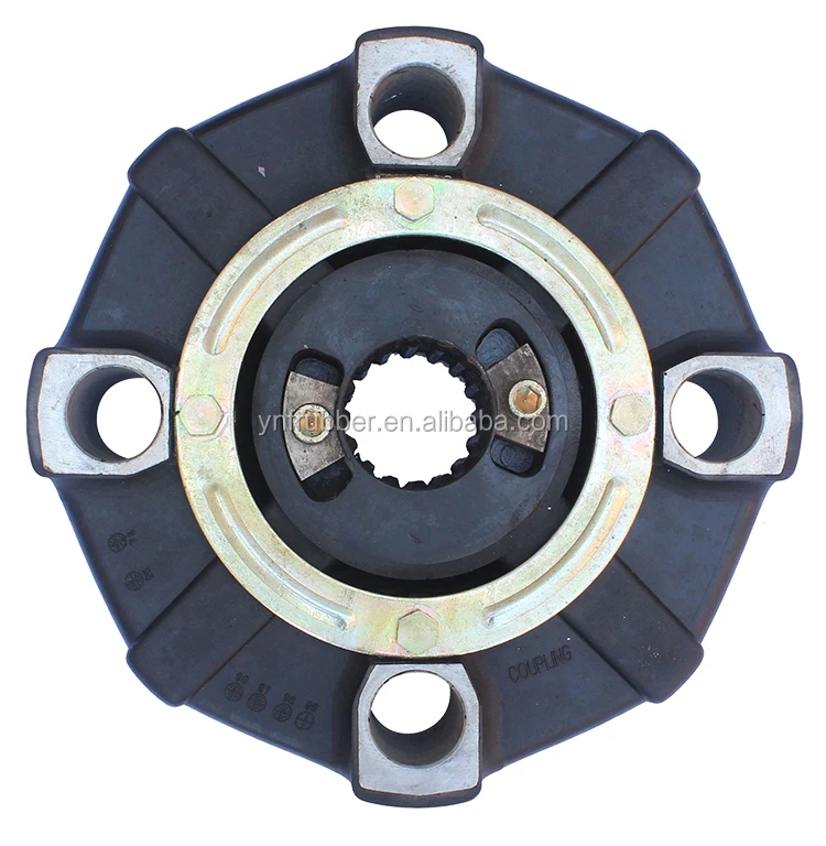 Y&f Excavator Parts Flexible Rubber Standard Shaft Coupling For ...