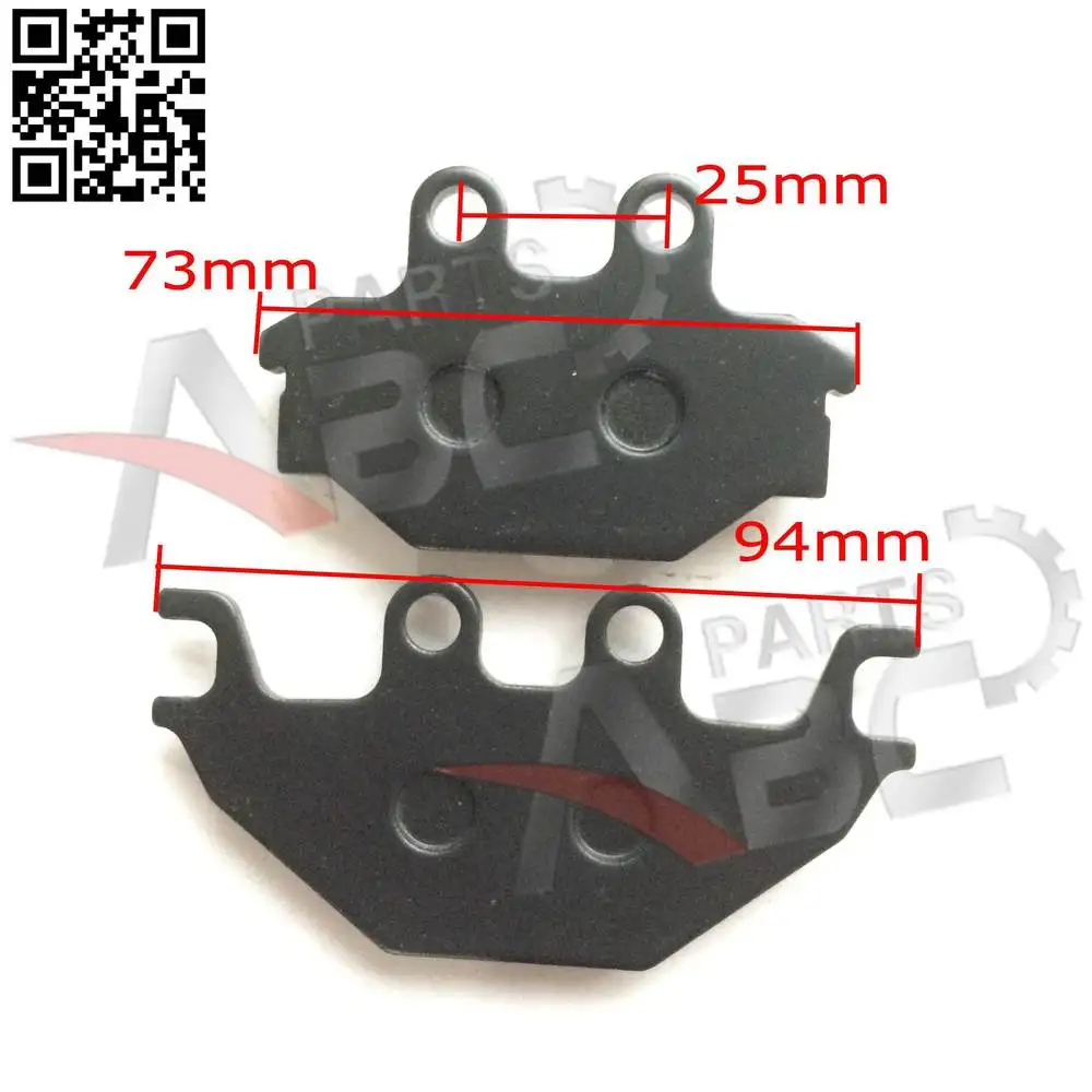 Brake Pads For Dinli Atv Quad Motorcycle Brake Pads For Alfer Apache ...