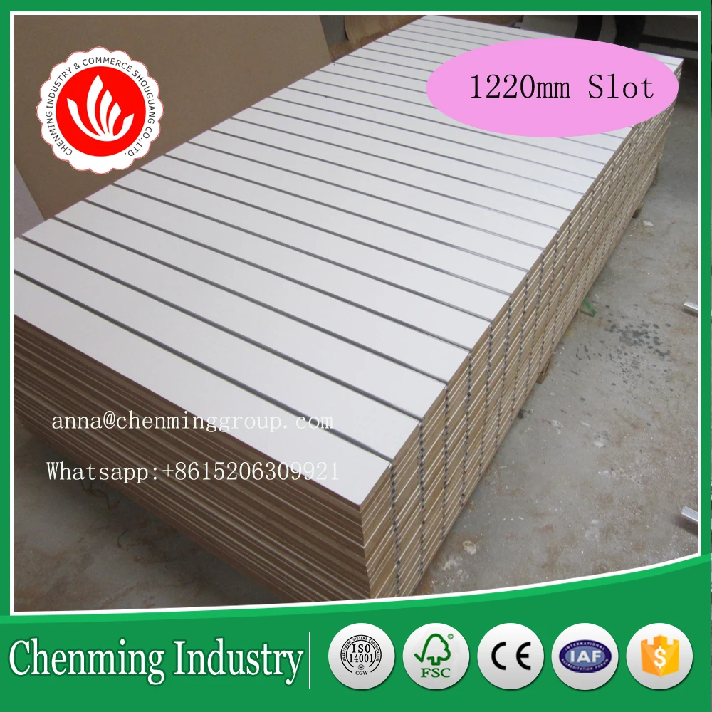 Fancy Color Mdf Display Stand / Slatwall / Slotboard / Display Shelf ...