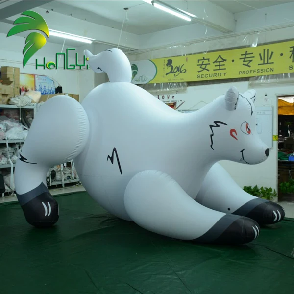 Lovely Cartoon Toy White Inflatable Wolf With Belly From Hongyi - Buy ...