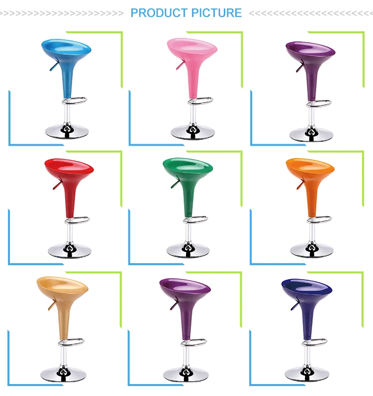 Pp Plastic Modern Stainless Steel Metal High Stool Bar Chair - Buy Bar ...