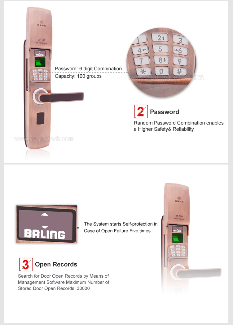 Cheap ZF-15S Office Digital Password Keypad Combination Sliding ...