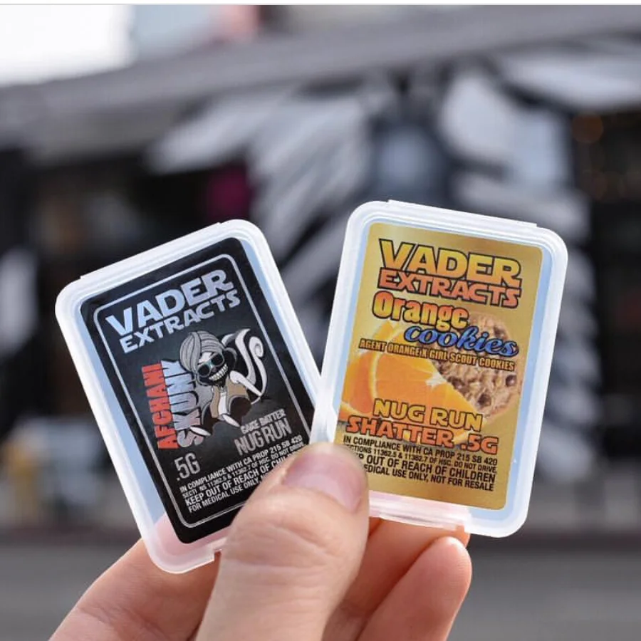 Gg56 Clear Slim Shatter Container 4.5mm,Sd Shatter Plastic Container ...