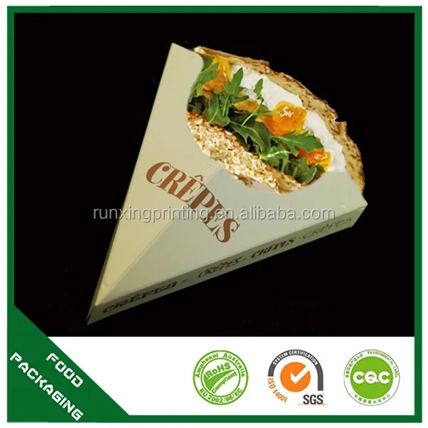 Factory Price Greaseproof Food Grade Paper Packaging Crepe Holder - Buy ...