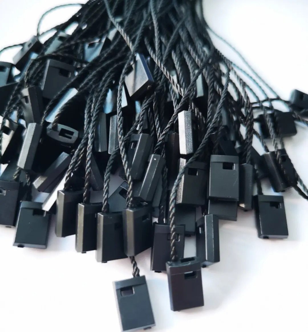 2024 Custom Hang Tag Fastener Maker Brand Name Embossed Logo Plastic ...