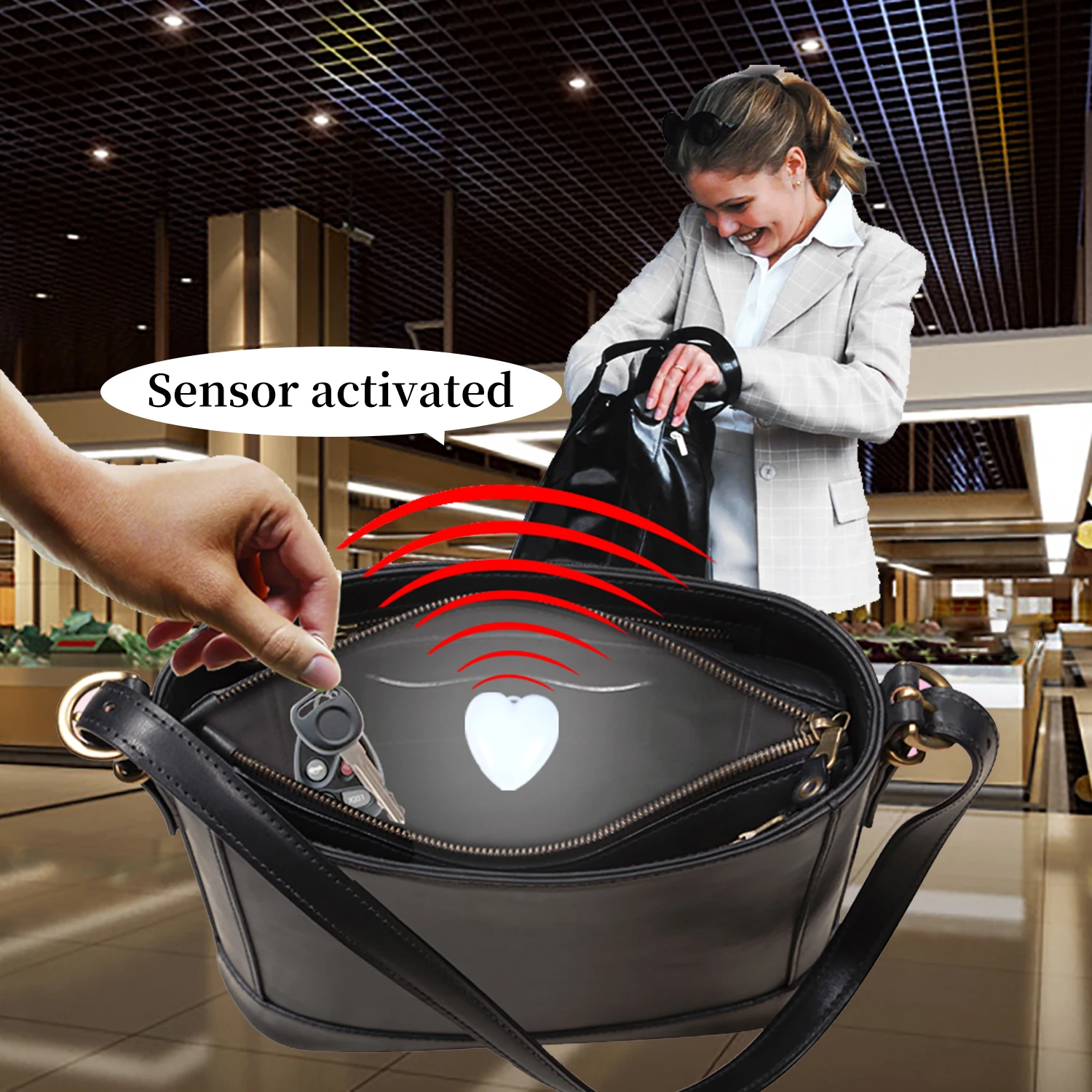 Handbag Light With Automatic Sensor | IUCN Water
