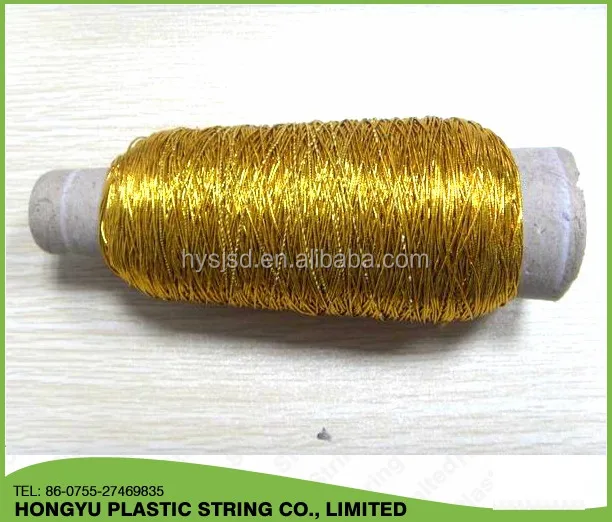 Factory High Quality Decorative 1mm Metallic Gold Elastic String - Buy ...