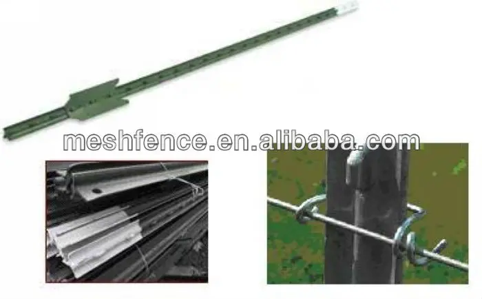 Green Painted 8ft Metal studded t Post for Sale| Alibaba.com