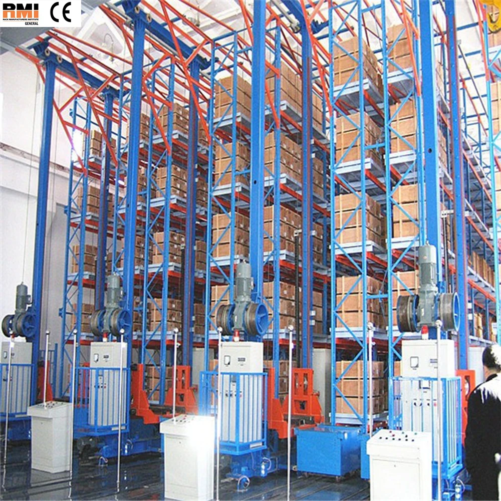 High Efficiency Automatic Stacker Crane For Retrieval Pallet Racking ...