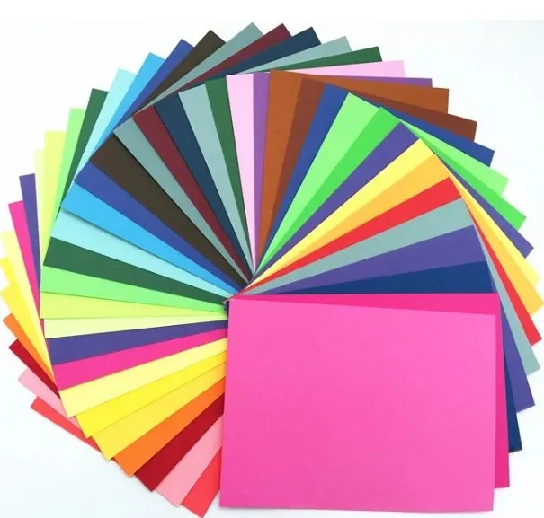 A4 80gsm 160gsm Hard Color Paper Sheet Color Paper Color Bristol Board ...