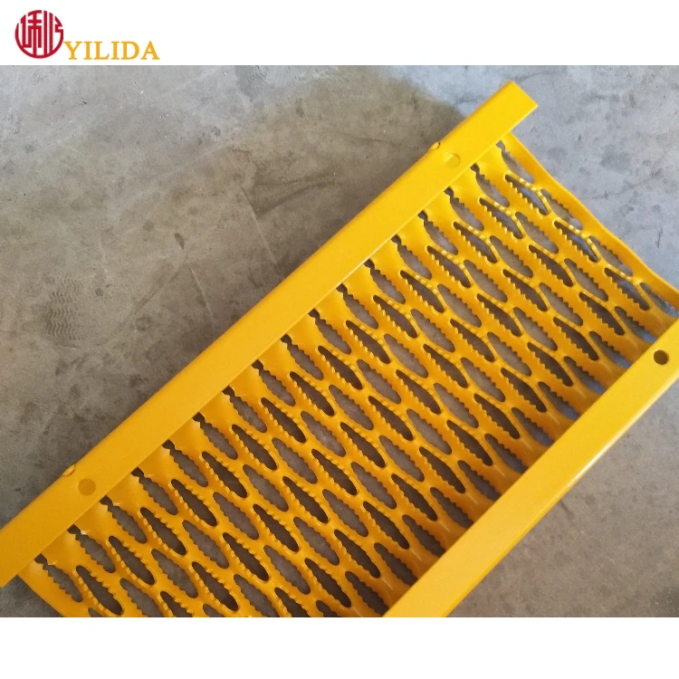 Punched Hole Aluminum Anti Skid Serrated Walkway Grip Strut Perforated ...