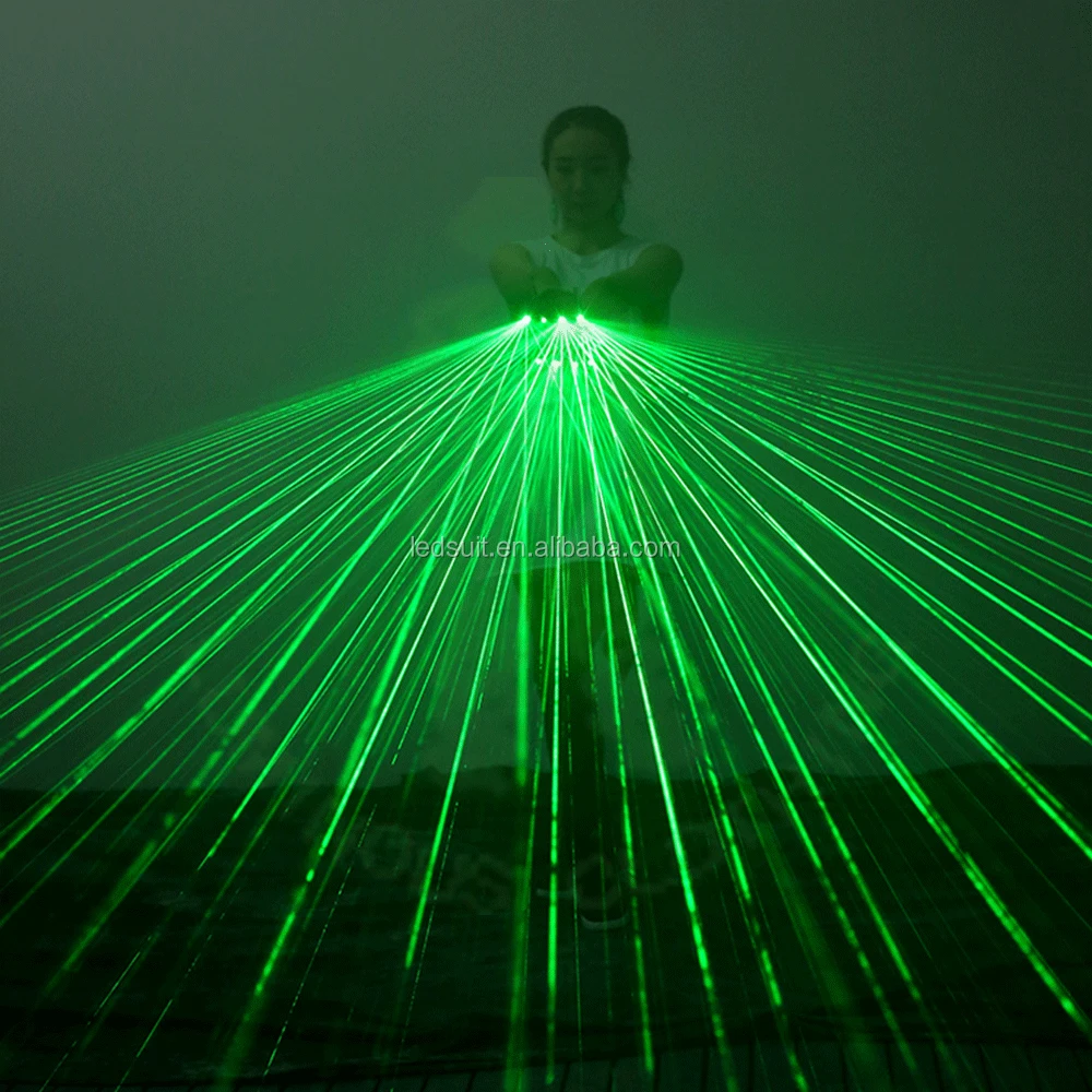 Party Laser Gloves Stage Luminous Led Gloves Green/red/blue Light Led ...
