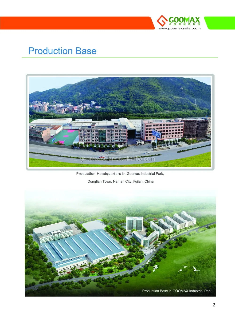 Goomax Aluminum Ground Solar Panel Mounting Structure Solar Bracket ...