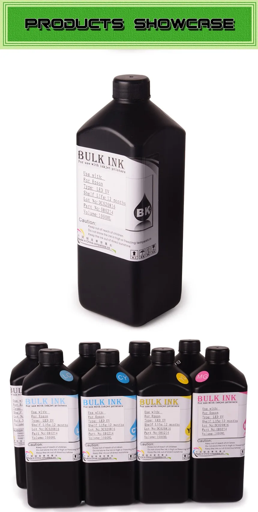 Ocbestjet Curable Led Uv Ink For Xaar 128 For Mouth Ujf-3042fx Ujf ...