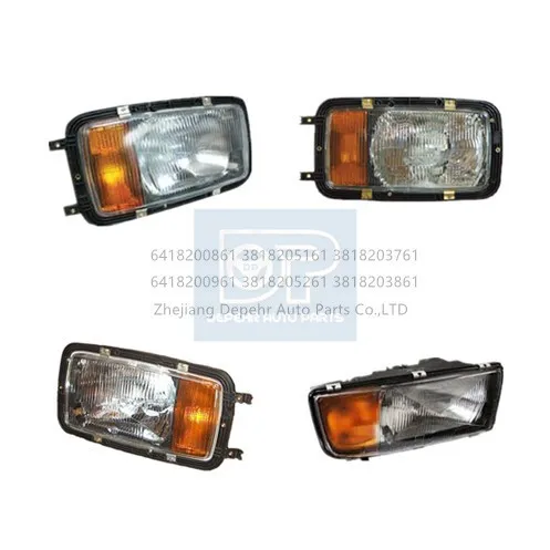 6418200961 & 6418200861 Depehr MB Tractor Head Light Truck Front Lamp
