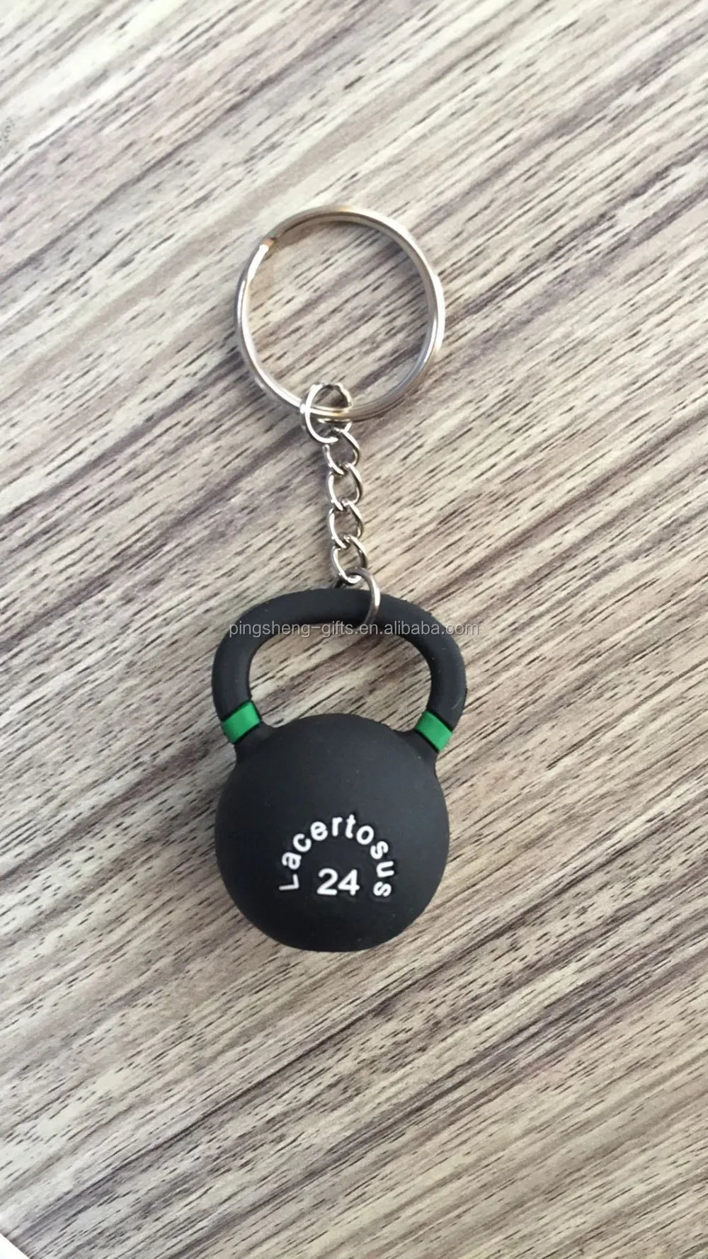 Custom Rubber With Gym Fitness Logo Keyring 2d 3d Soft Pvc Key Chain ...