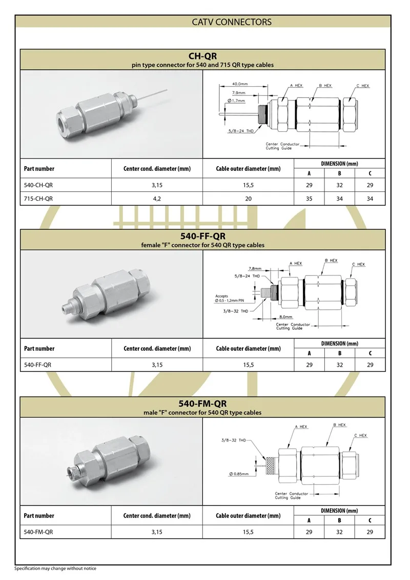 Catv Coaxial Cable Gilbert Gtt-7 Ltt-7 7'' Locking Terminator Tool ...