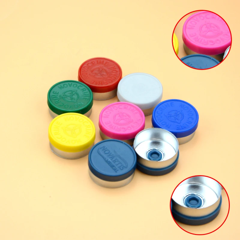 Custom Color Flip Top Caps Embossed Debossed Vial Caps Vial Aluminum ...