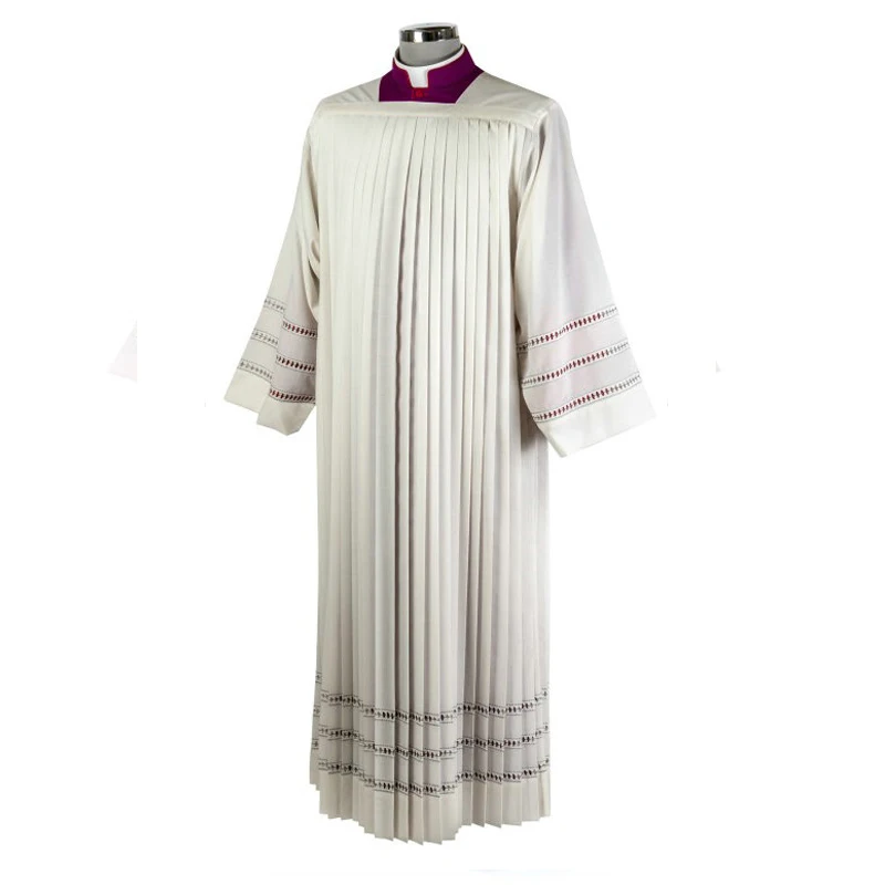 Mens Church Priest Catholic Alb - Smq-Church Alb OEM