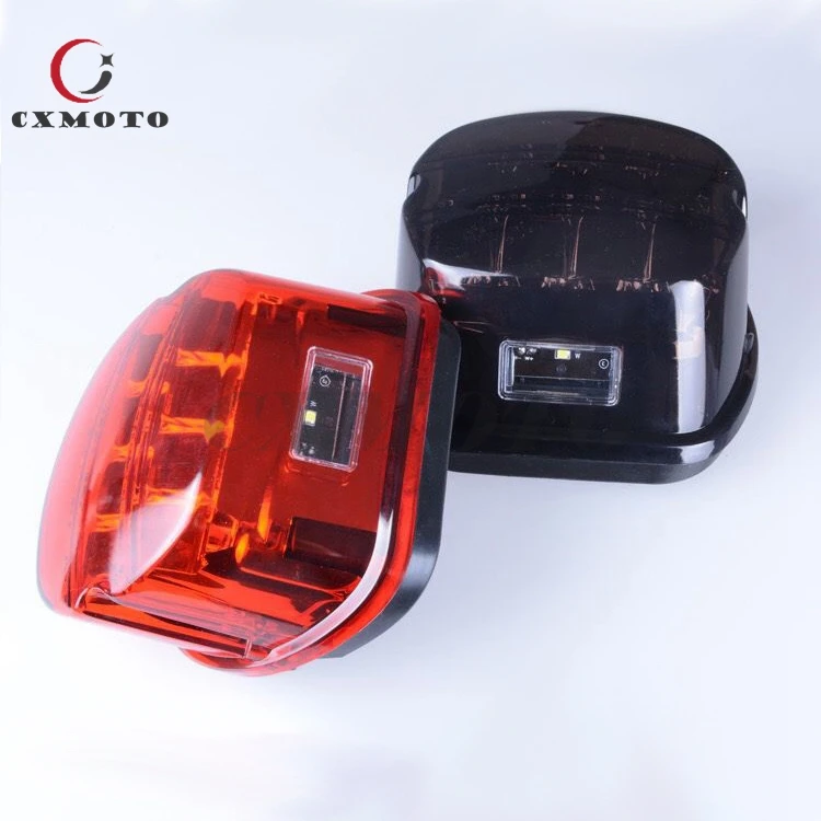 Red LED Tail Brake Light Motorcycle Taillight LED DC 12V Rear Tail ...