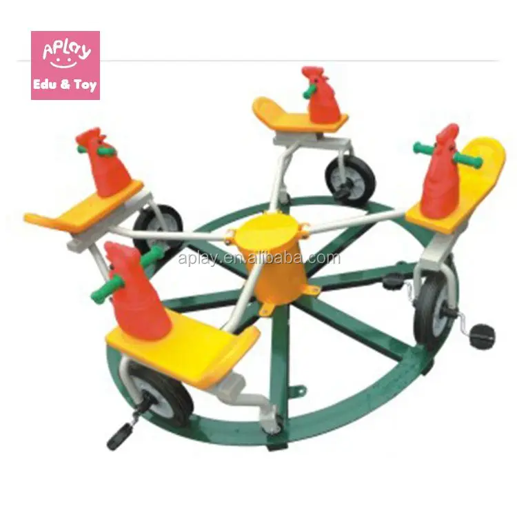 Rooster Theme Roundabout Rider Kids Outdoor Toys Used Cheap Carousel ...
