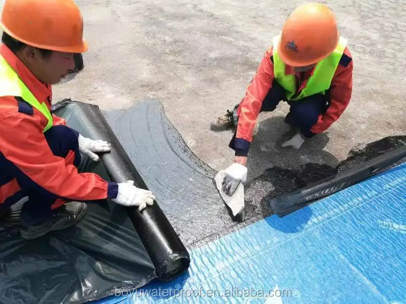 China Factory Asphalt Waterproof Membrane Polyester Composite Polymer ...