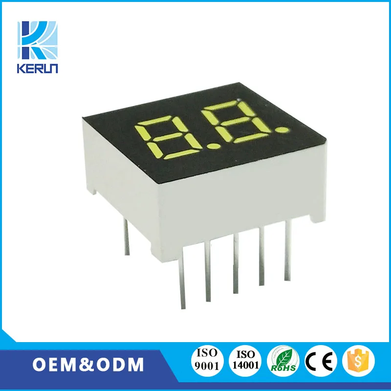 Oem Odm 0.3 Inch 7 Segment Mini Digital Number Led Display With White ...