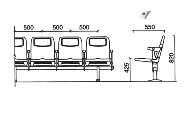 High Quality Grandstand Seating System - Durable & Comfortable