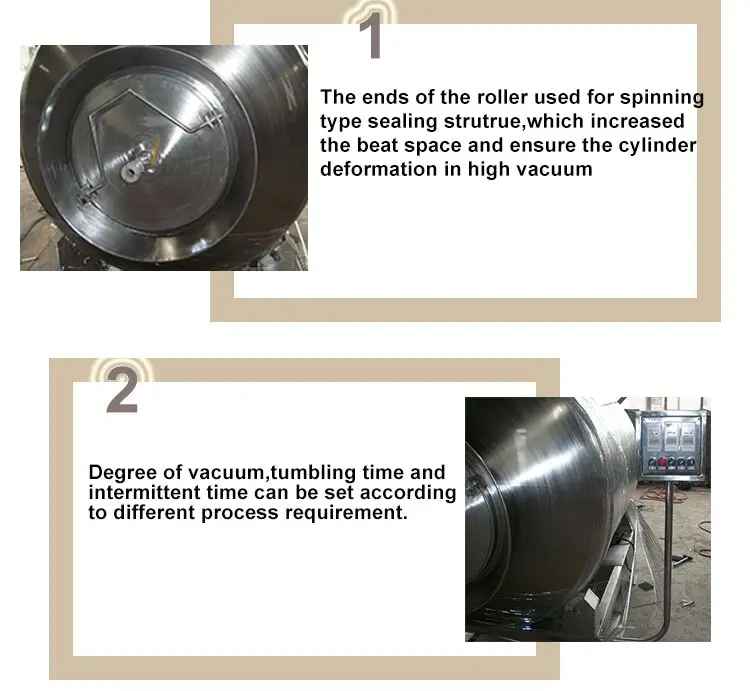 Commercial Vacuum Tumbler Marinator - Efficient Meat Processing