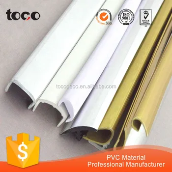 Pvc U Edge Trim Factory Extruded Flexible Plastic U Trim U Shaped Trim ...