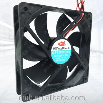 12025 Dc 12 Volt High Pressure Electric Engine Cooling Fans Low Noise ...