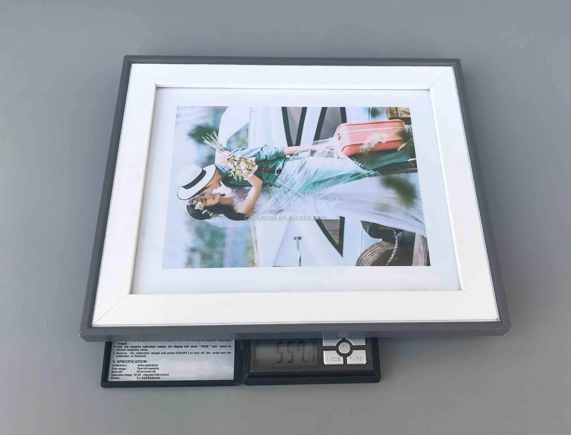 8x10 Inch Picture Frame - MDF & High Definition Glass