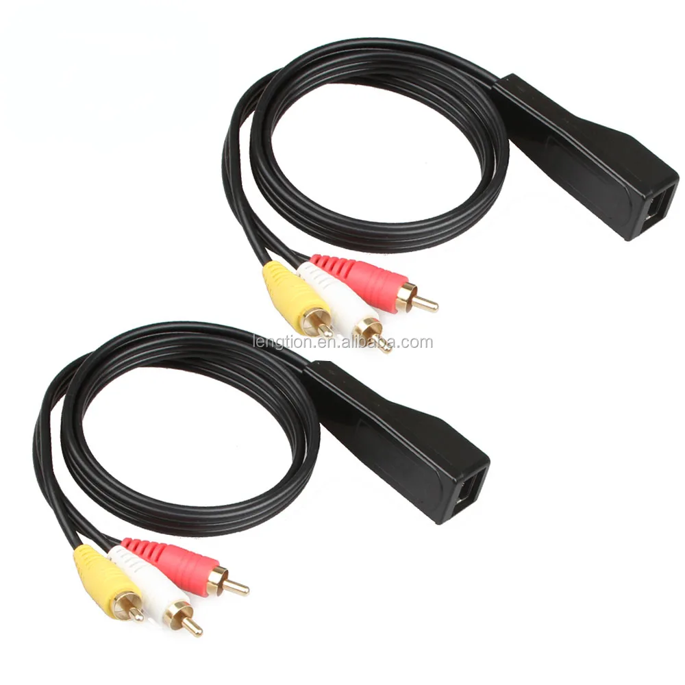 Lengtion AV 3RCA to RJ45 Balun - Extend Video & Audio