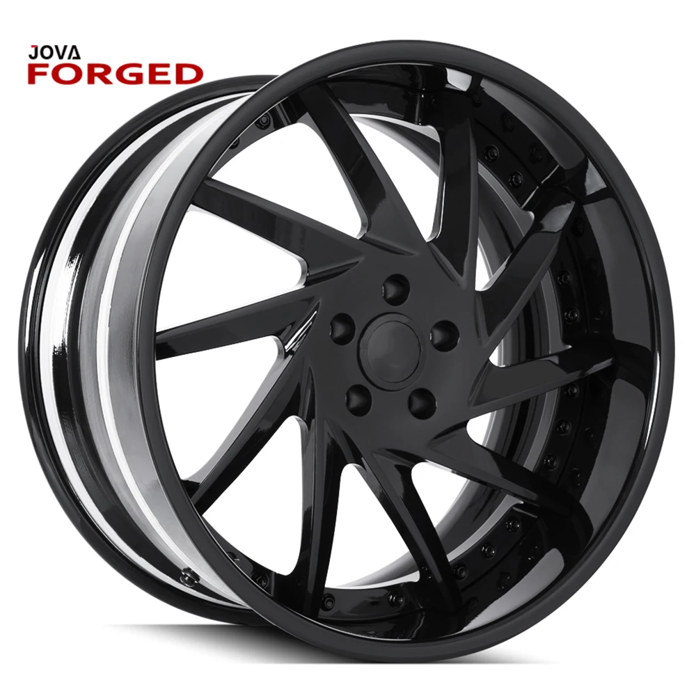 Guangzhou Jova Factory Forged Custom 2 Piece Wheels 18 19 20 21 22 24 ...