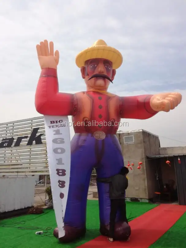 High Advertisement Inflatable Cowboy Boots - Fashionable Fun