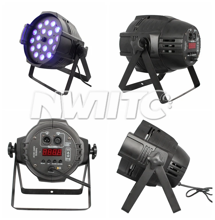 好价格 Dmx Dj 光变焦 Par64 18x15 W Rgbw Rgbwa Rgbaw Uv Led Par 64 - Buy Led ...