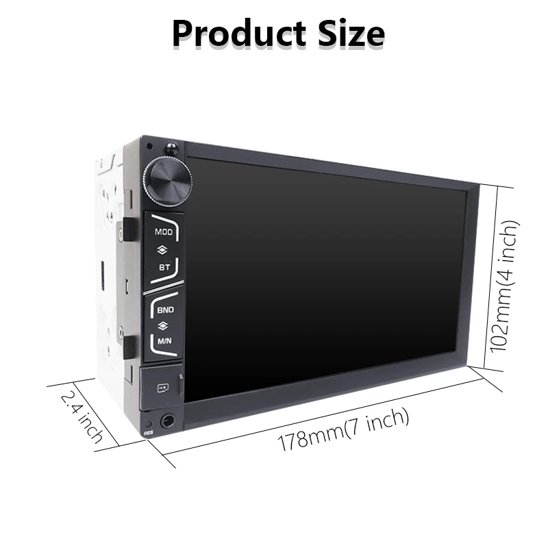 High Quality Low Price Car Media 2 Din 7 Inch Car Mp5 Player Support ...