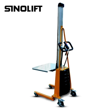 Sinolift E100 E150 E200 Light Duty Mini Electric Stacker With 80-200kg - Buy Mini Electric ...