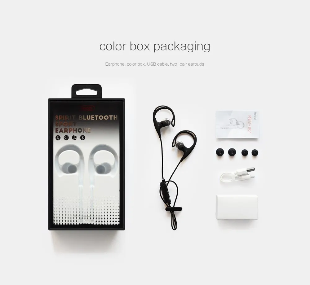 Recci Waterproof Wireless Bluetooth Earphone For Sport - Buy Earphone ...