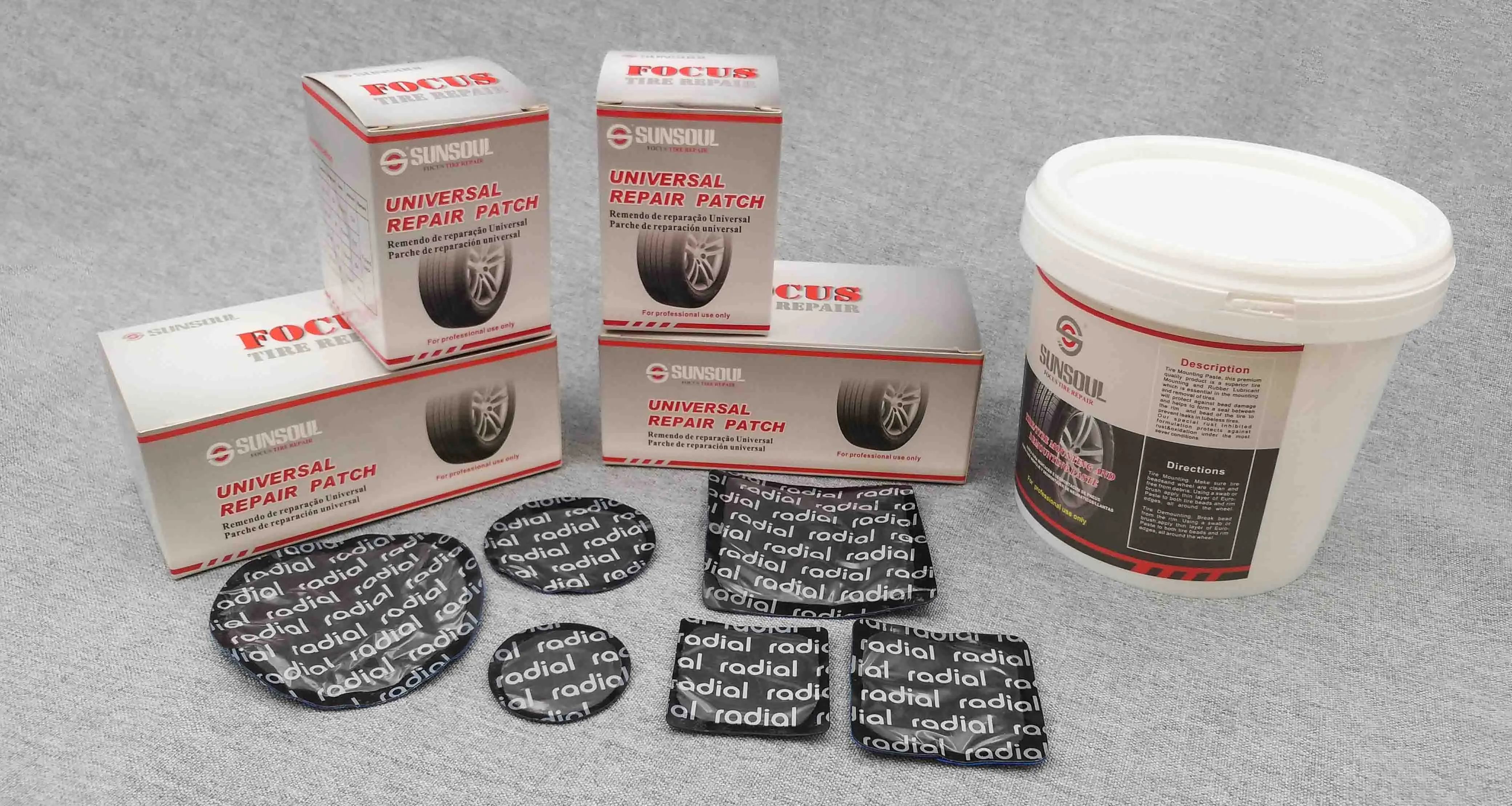 Sunsoul India Hot Style Car Cold Tire Vulcanized Rubber Repair Patches ...