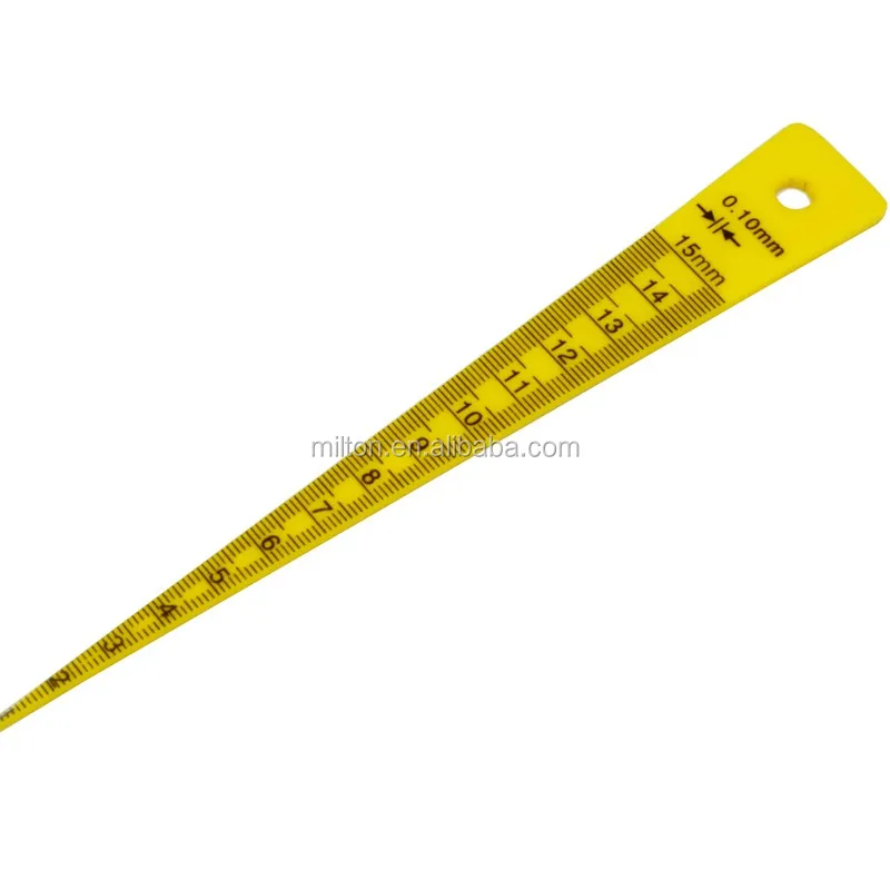 Combination 1-15mm 150mm Ruler Toper Weld Gage Plastic Feeler Gauge ...